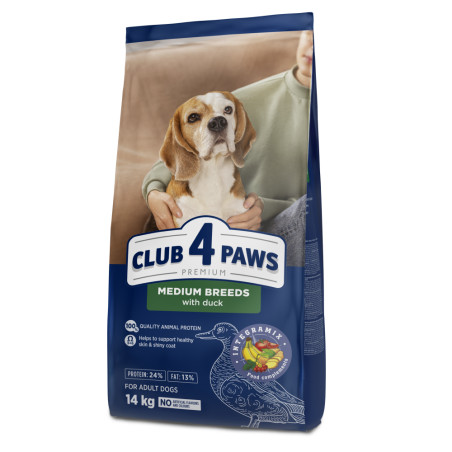 Club 4 Paws Premium pašaras su antiena vidutinio dydžio, suaugusiems ...